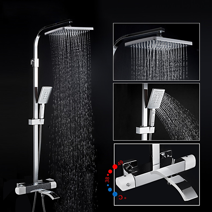 Душевая стойка с термостатом Gappo G07 G2407-50 снят с производства